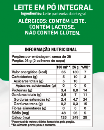 Loja Virtual CCGL: Compre Leite em Pó de Qualidade